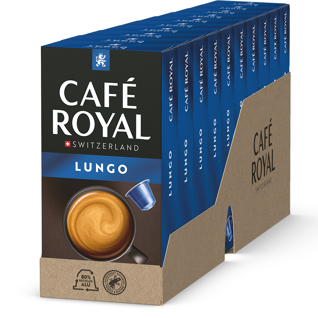 Lungo - mild coffee capsules - 100 % compatible with Nespresso ...