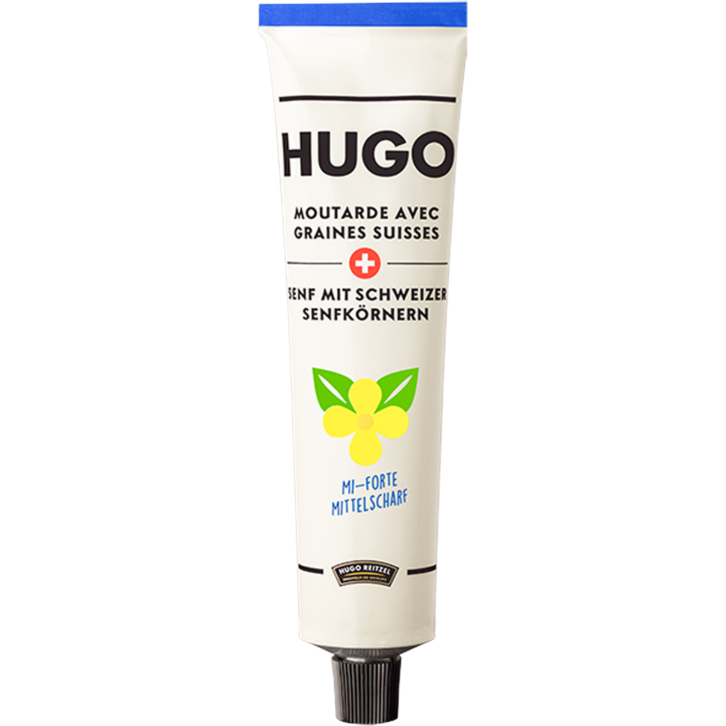 HUGO Schweizer Senf mild-würzig - 200g – Migros-Shop.de